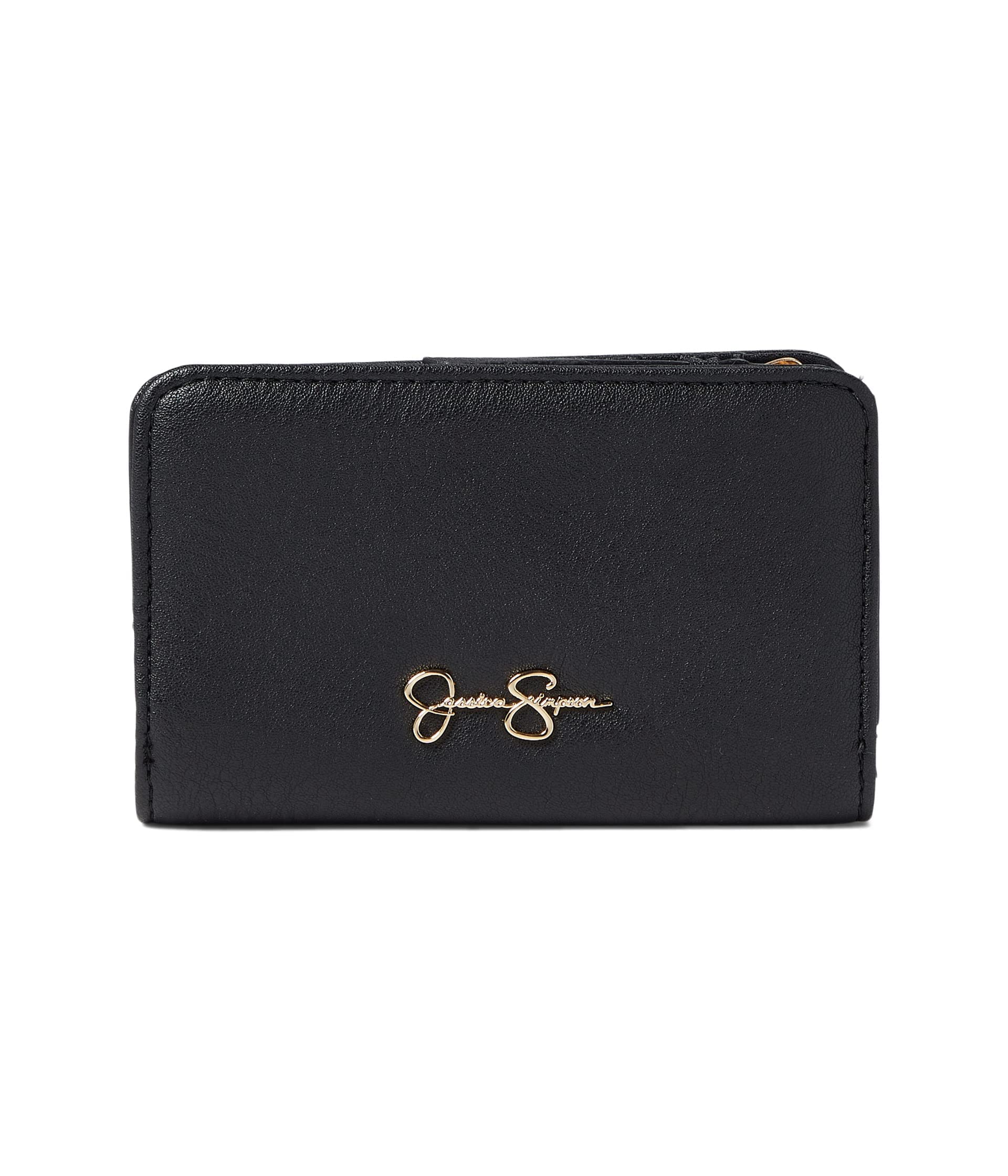 Jessica Simpson Caroline womens wallet Medium Zip Around Meteorite One Size