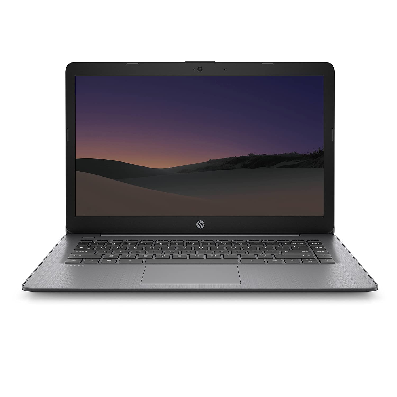HP 2021 Premium 14-inch HD Laptop, Intel Dual-Core Processor, 16GB RAM, 64GB eMMC Storage, Webcam, Bluetooth, HDMI, Wi-Fi, Brilliant Black, Windows 11 (Renewed)