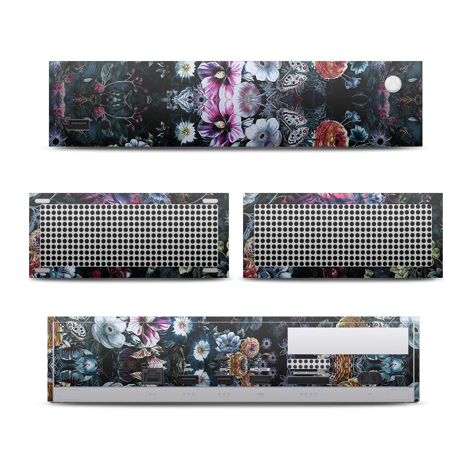 Head Case Designs Officially Licensed Riza Peker Skull Art Mix Matte Vinyl Sticker Gaming Skin Decal Cover Compatible with Xbox Series S Console and Controller Bundle