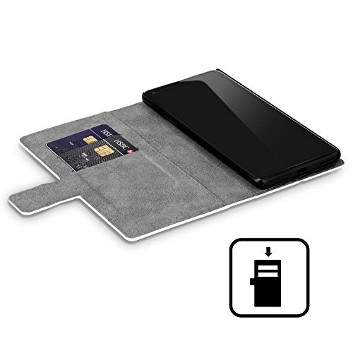 Head Case Designs Officially Licensed Custom Customized Personalized FC Barcelona Third 2023/24 Kit Leather Book Wallet Case Cover Compatible with OnePlus Nord N20 5G