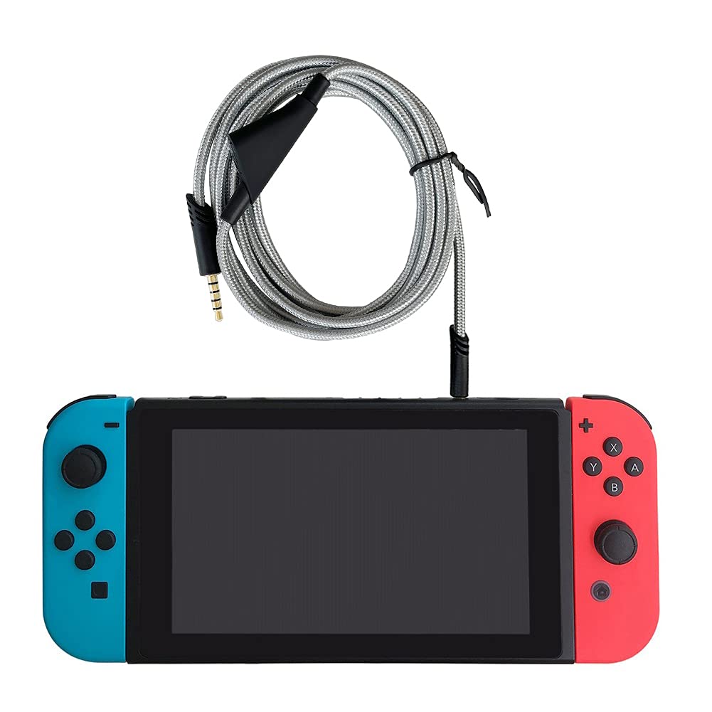 Junsi Meijunter Replacement Cable with Volume Control Compatible with Astro A10 A40 A30 A50 Gaming Headset/PS4/Xbox One/Switch - Audio Cord Adapter
