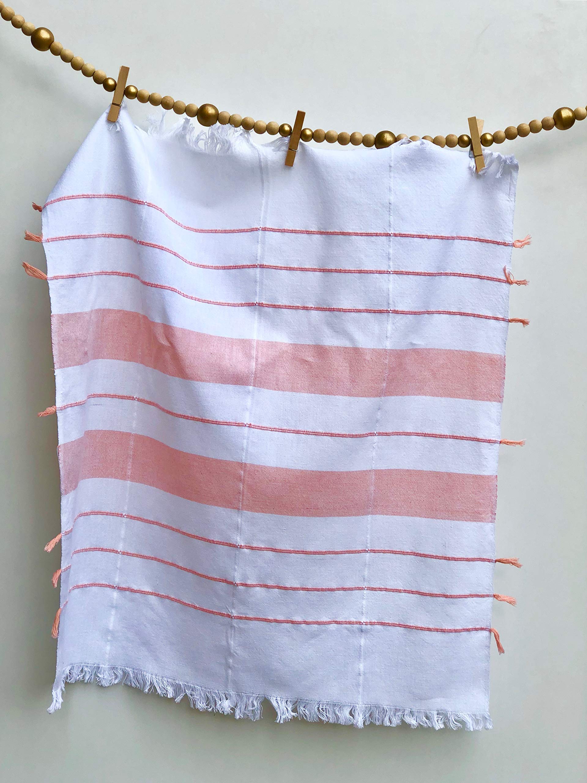 GuaTela Hand/Dish Towel - Salmon Dawn