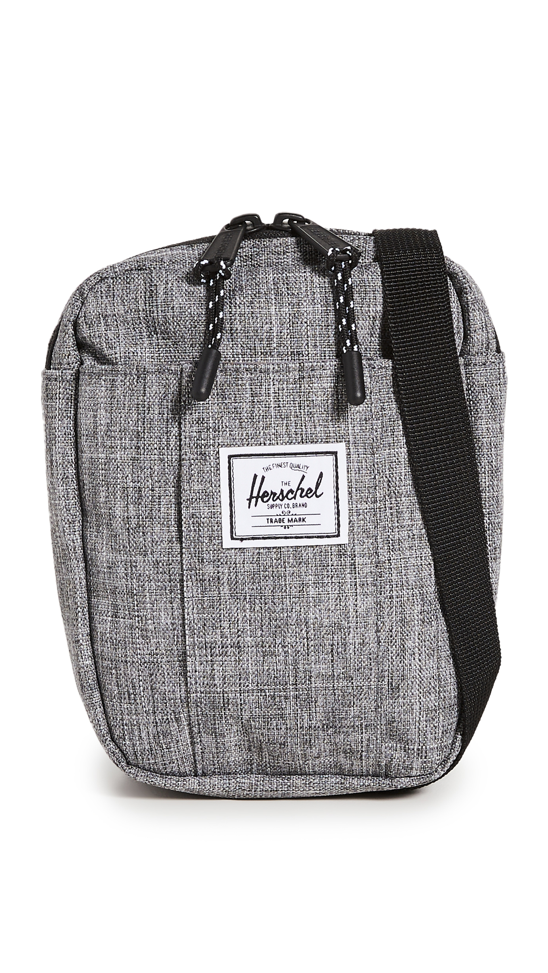 Herschel Cruz Body Bag, Raven Cross Hatch, 0.5L