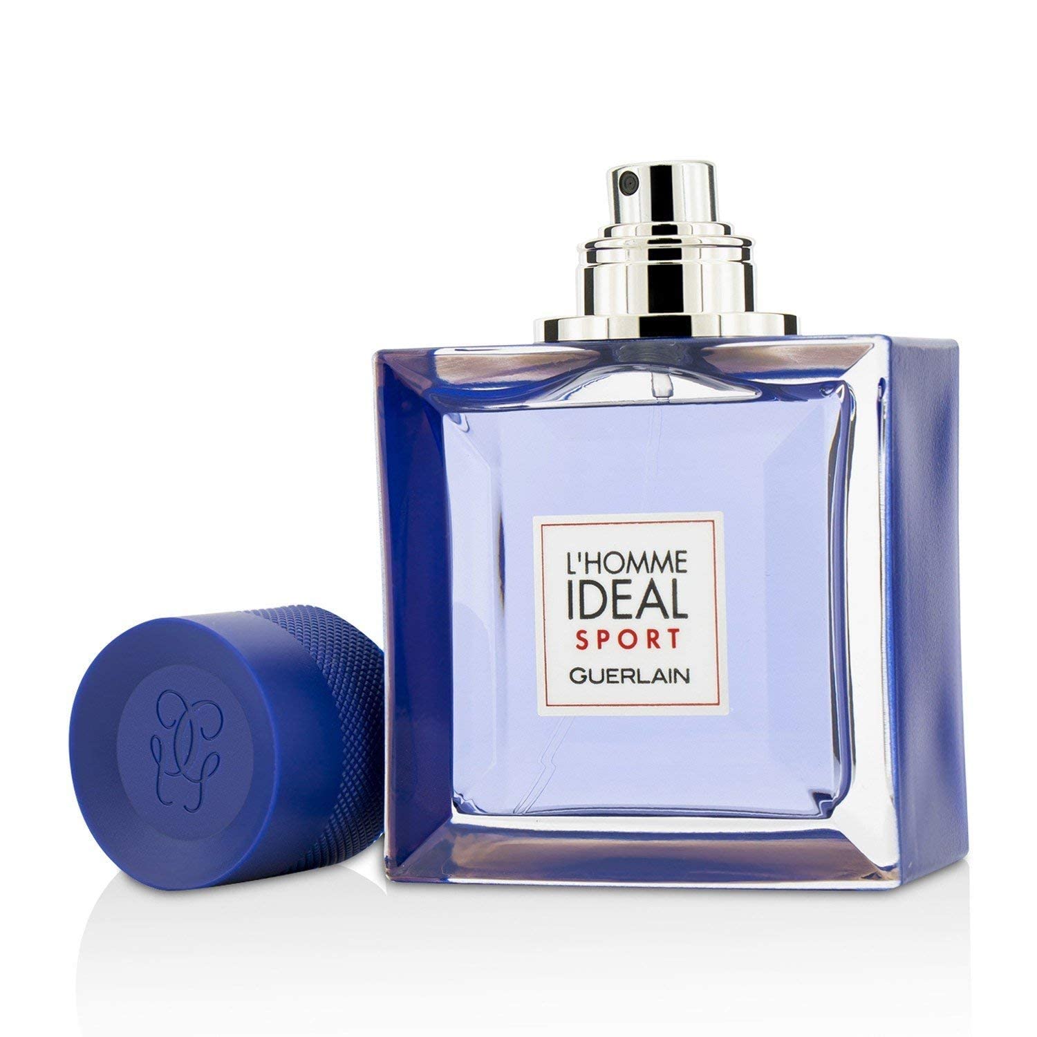 Guerlain L'Homme Ideal Sport for Men Eau de Toilette Spray, Woody aquatic, 3.3 Fl Oz