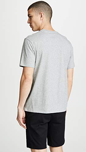 Vince Men's V-Neck T-Shirt, Heather Steel, Large
