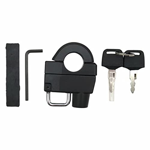 Gxcdizx New! Motorcycle Universal Helmet Lock Helmet Lock with Two Keys Fits for 25mm Engine Crankcase Crash Bar Motorbike