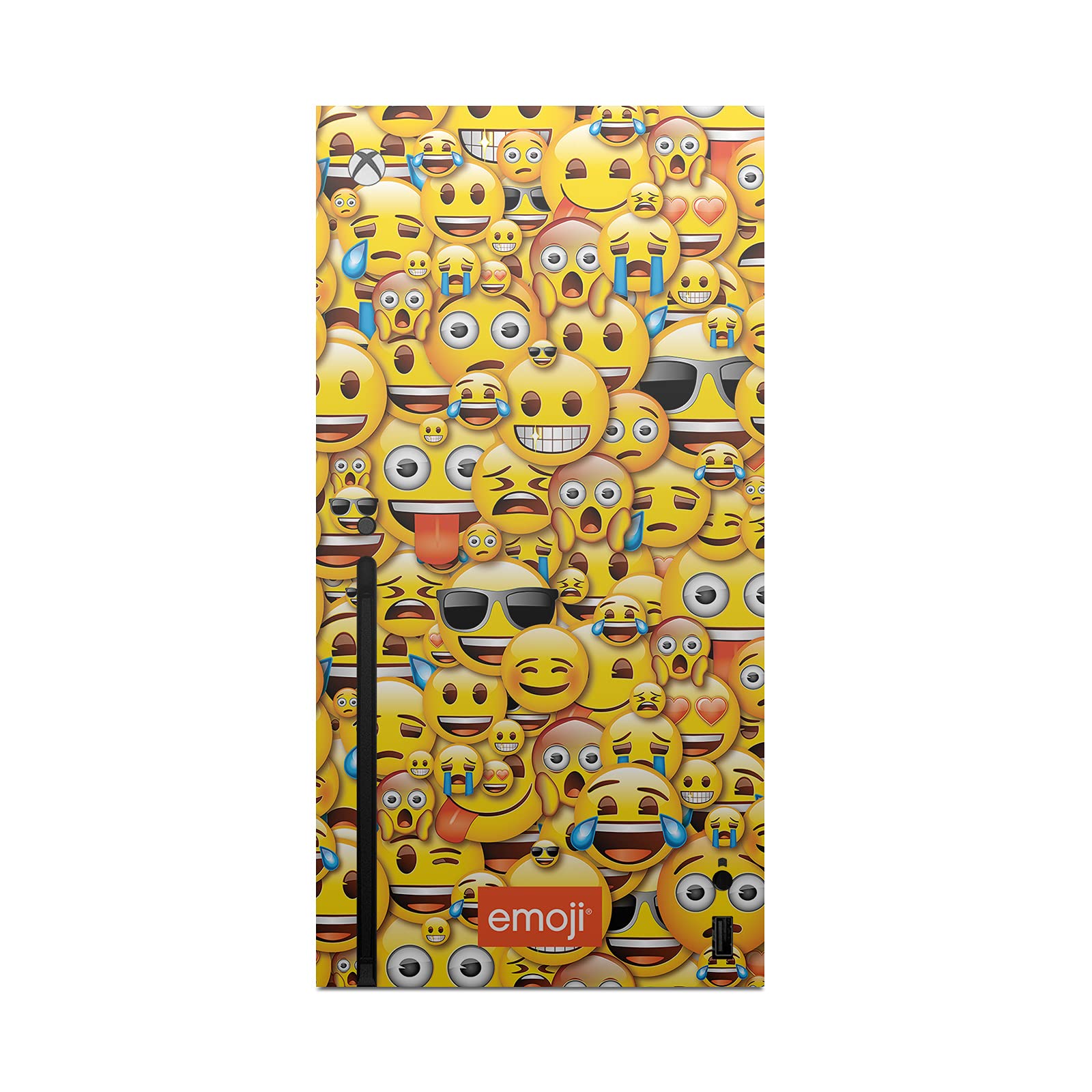 Head Case Designs Officially Licensed Emoji Smileys Art Patterns Vinyl Sticker Gaming Skin Case Cover Compatible with Xbox Series X Console and Controller Bundle