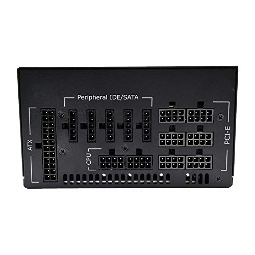 HVVH High Power 24 Pin Miner/BTC/ETC GPU ATX Fully Modular 1600W Power Supply Support Double CPU Mining Server and Computer Designed for US Voltage 110V 1600W