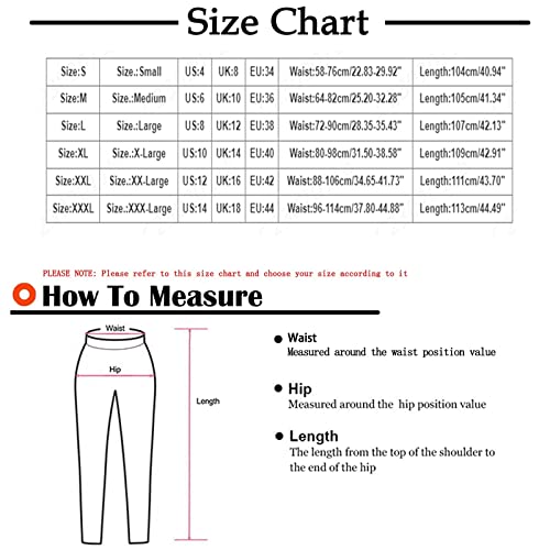 uSecee Linen Pants for Women Elastic High Waisted Wide Leg Palazzo Pants Casual Loose Long Lounge Pant Trousers with Pockets Orange