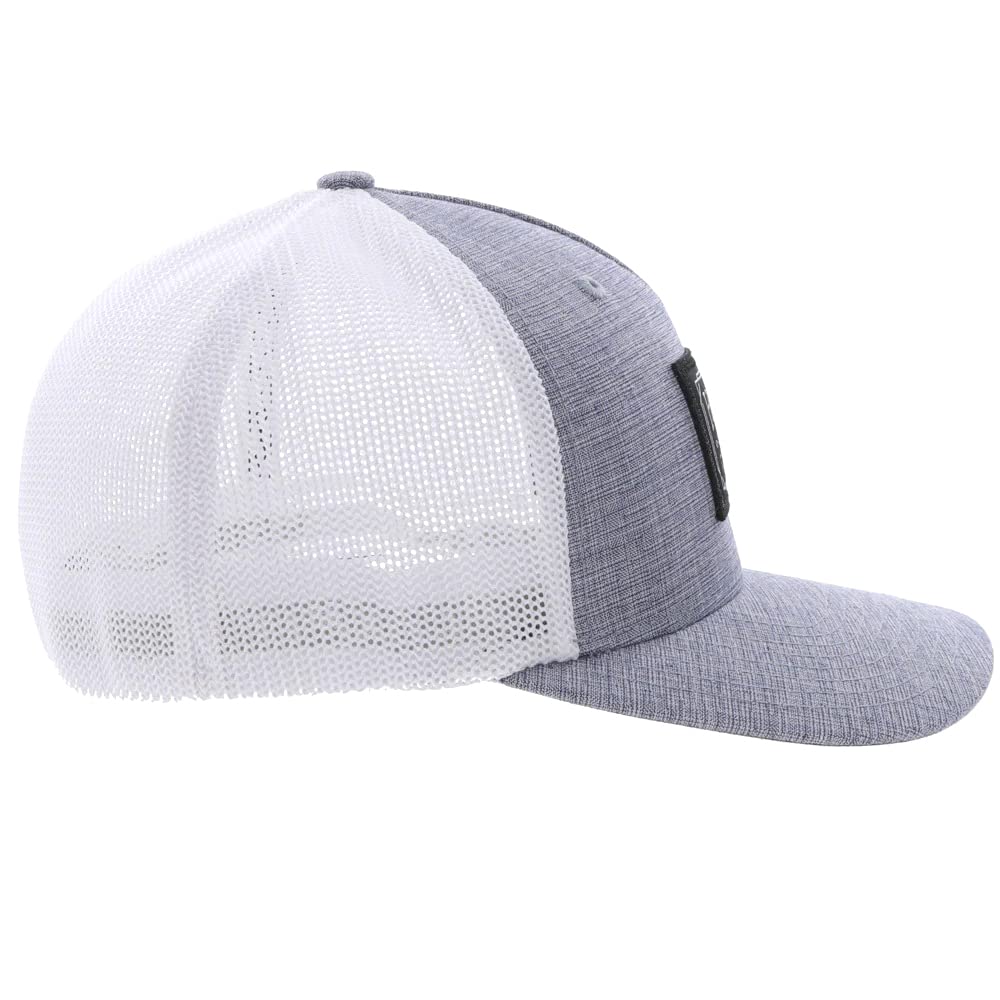 Hooey Men's Doc Logo Patch Mesh-Back Flex-Fit Ball Cap Blue L XL