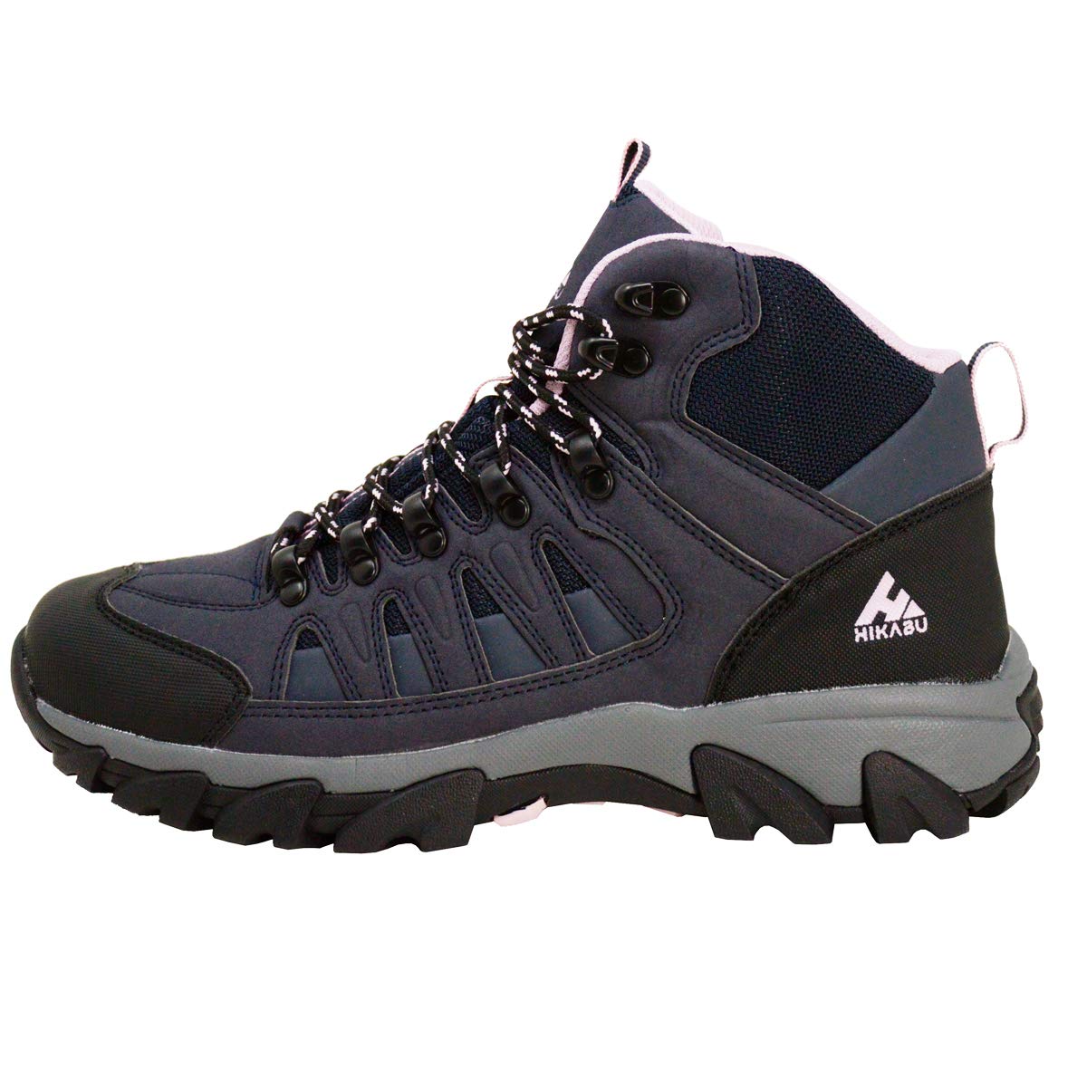 Hikabu Women's Vegan Hiking Boots - Ankle Support, Comfort & Waterproof Protection for All Outdoor Adventures [7.5-8|Purple]