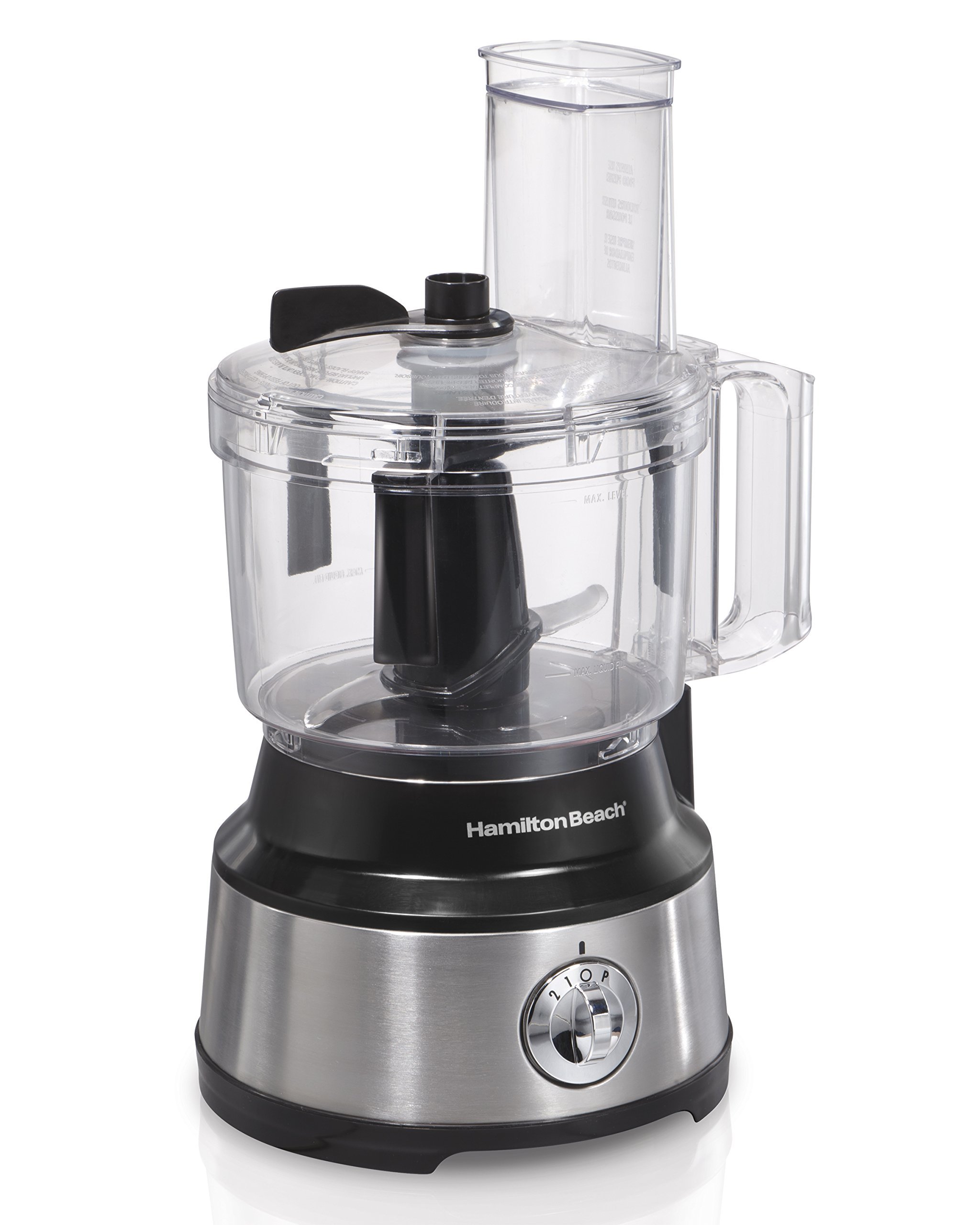 Hamilton Beach (70730) Food Processor & Vegetable Chopper with Bowl Scraper, 10 Cup, Electric (Renewed)