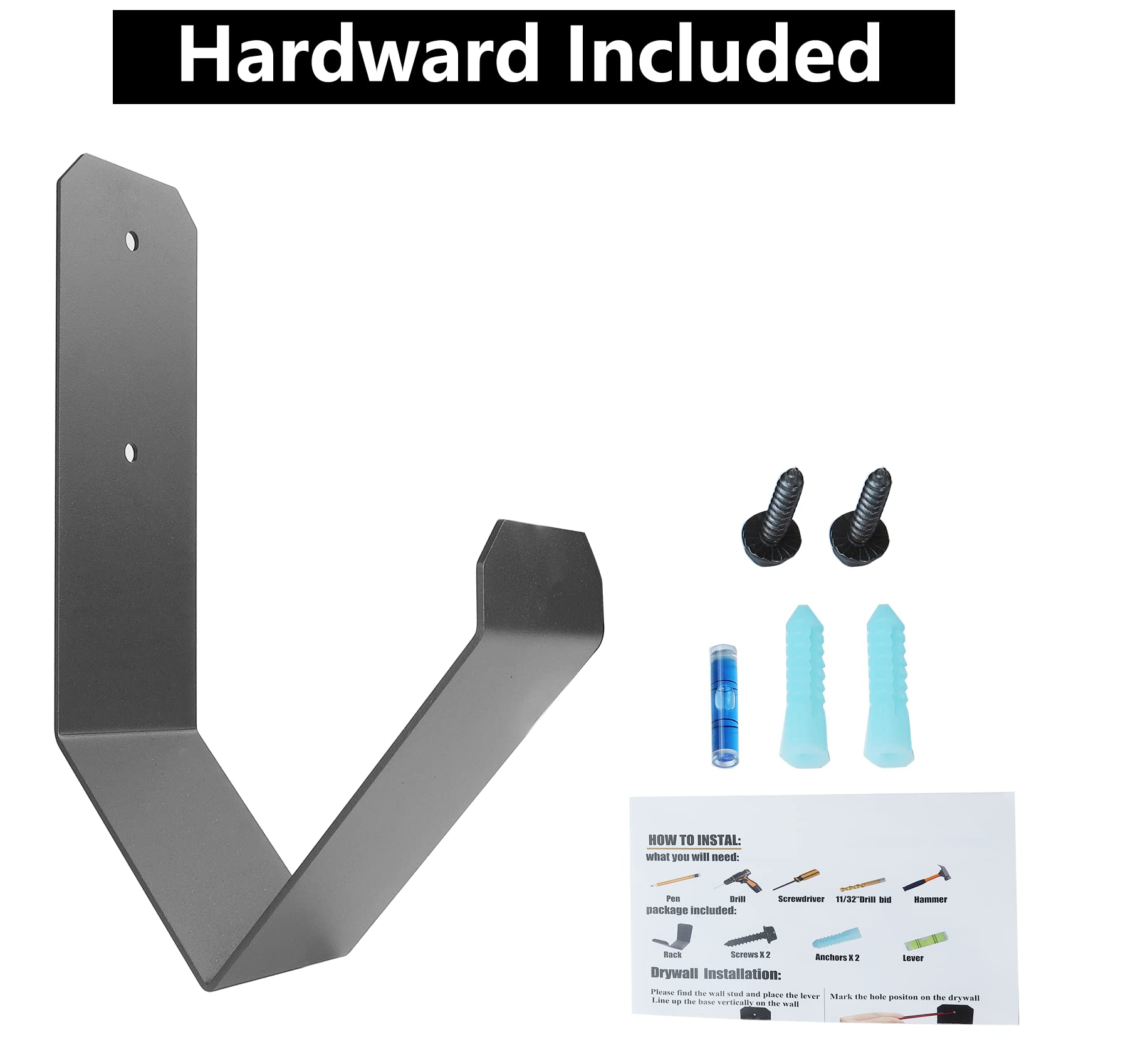 Hemacudy Exercise Rope Storage Hook, Battle Rope Storage Hanger Wall Mount Rope Storage Rack for Exercise Rope Battle Rope in Home Gym or Commercial Gym