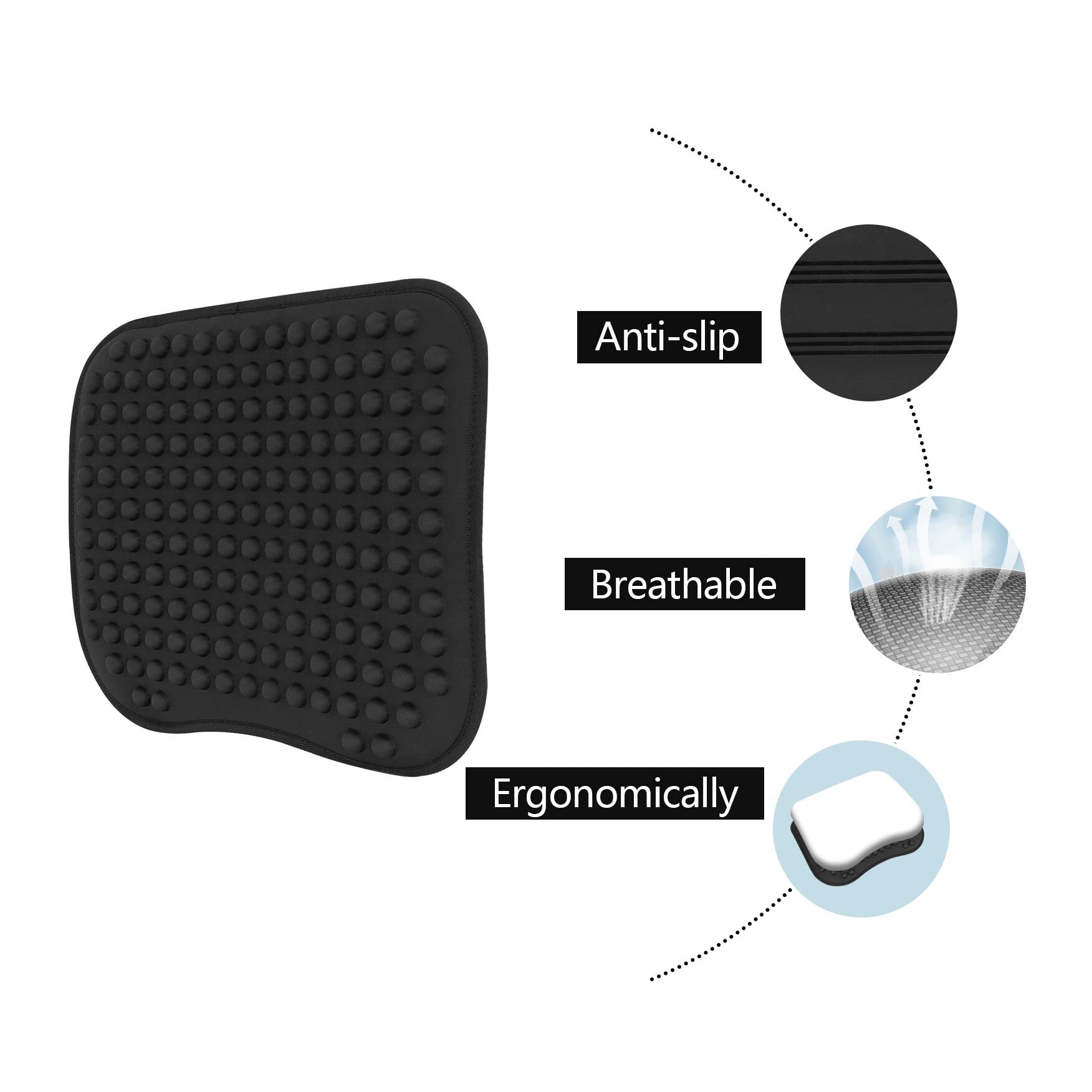 Hikeen Kayak Seat Cushion, Anti Slip Kayak Seat Pad Pressure Relief Kayak Cushion for Outdoor Use