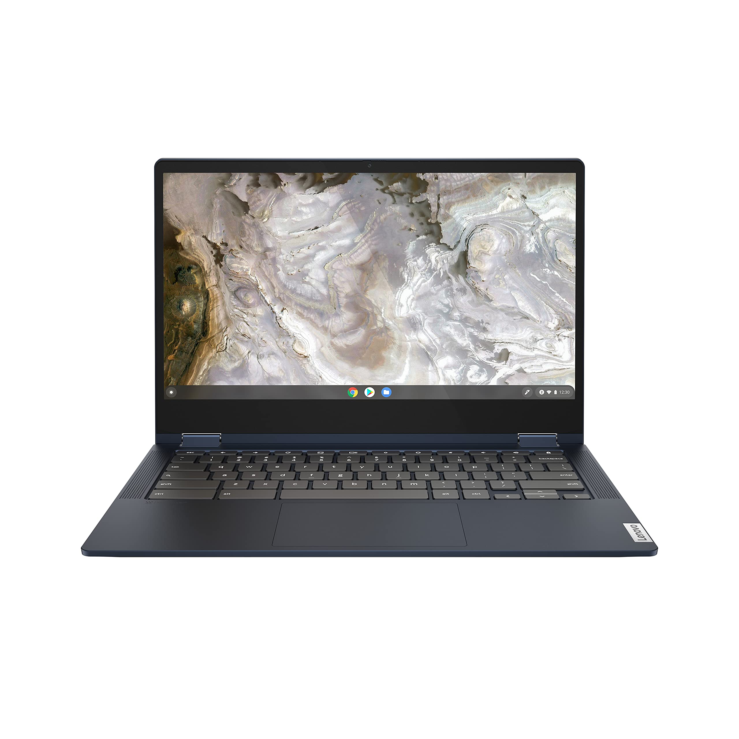 Lenovo Flex 5i 13 Chromebook 2-in-1 Laptop, Intel Core i3-1115G4, 8GB RAM, 64GB Storage, 13.3" FHD Touchscreen Display, Abyss Blue & Active Capacity Pens for Touchscreen Laptop - Black
