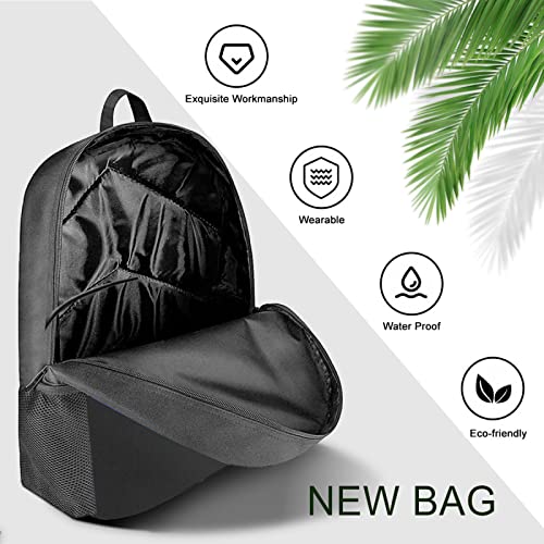 VROOS Cartoon 3Pcs Backpack Set Lightweight Laptop Backpack with Lunch Bag Pencil Case 17in Casual Daypack Travel Bag