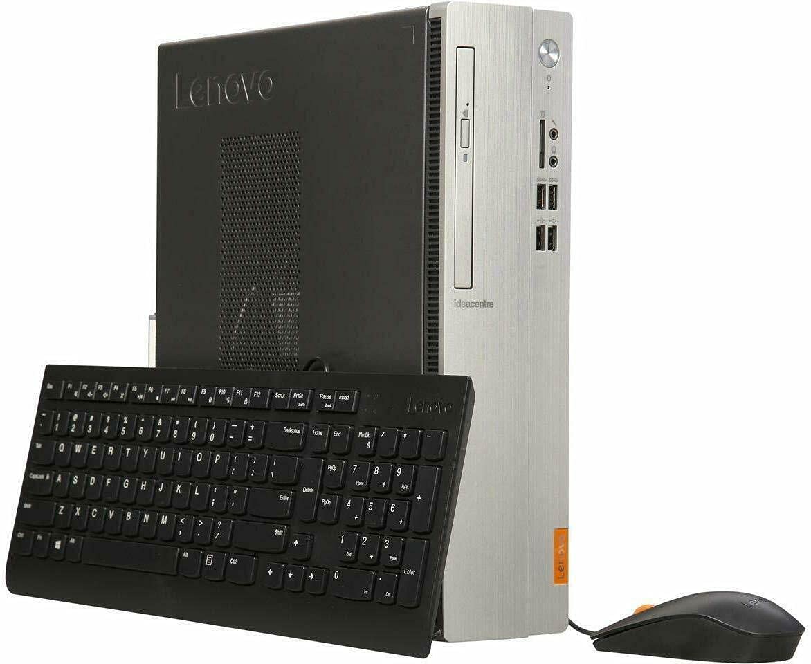 Lenovo IdeaCentre Desktop, AMD A9-9425 Processor 3.10 GHz to 3.70 GHz, 16GB RAM, 1TB HDD, DVD-RW, WiFi, Bluetooth, HDMI, Windows 10 Home, KKE Mousepad (Renewed)