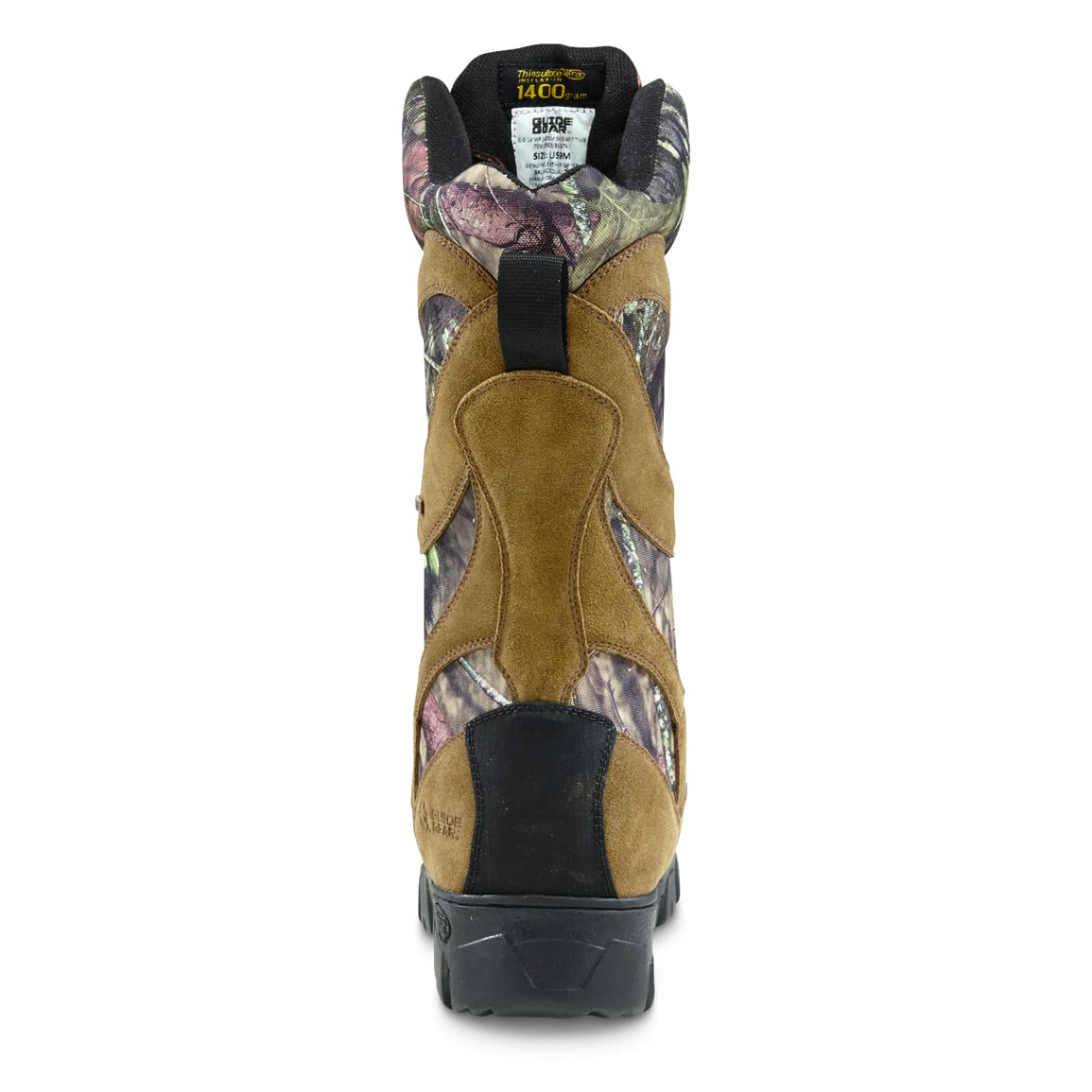 Guide Gear Giant Timber II Men's Insulated Waterproof Hunting Boots, 1,400-gram, Mossy Oak, Mossy Oak Break-Up Country, 9.5 2E (Wide)