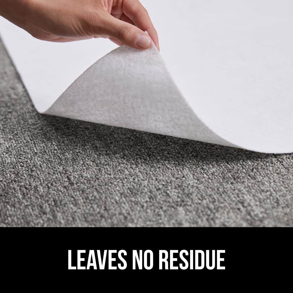 Gorilla Grip Rug Pad for Carpet Floor, Made in USA, Double Sided, 5x7 FT Gripper for Over Carpets, Keep Area Rugs in Place on Carpeted Floors, No Residue Adhesive Pads, Reduce Shifting or Bunching