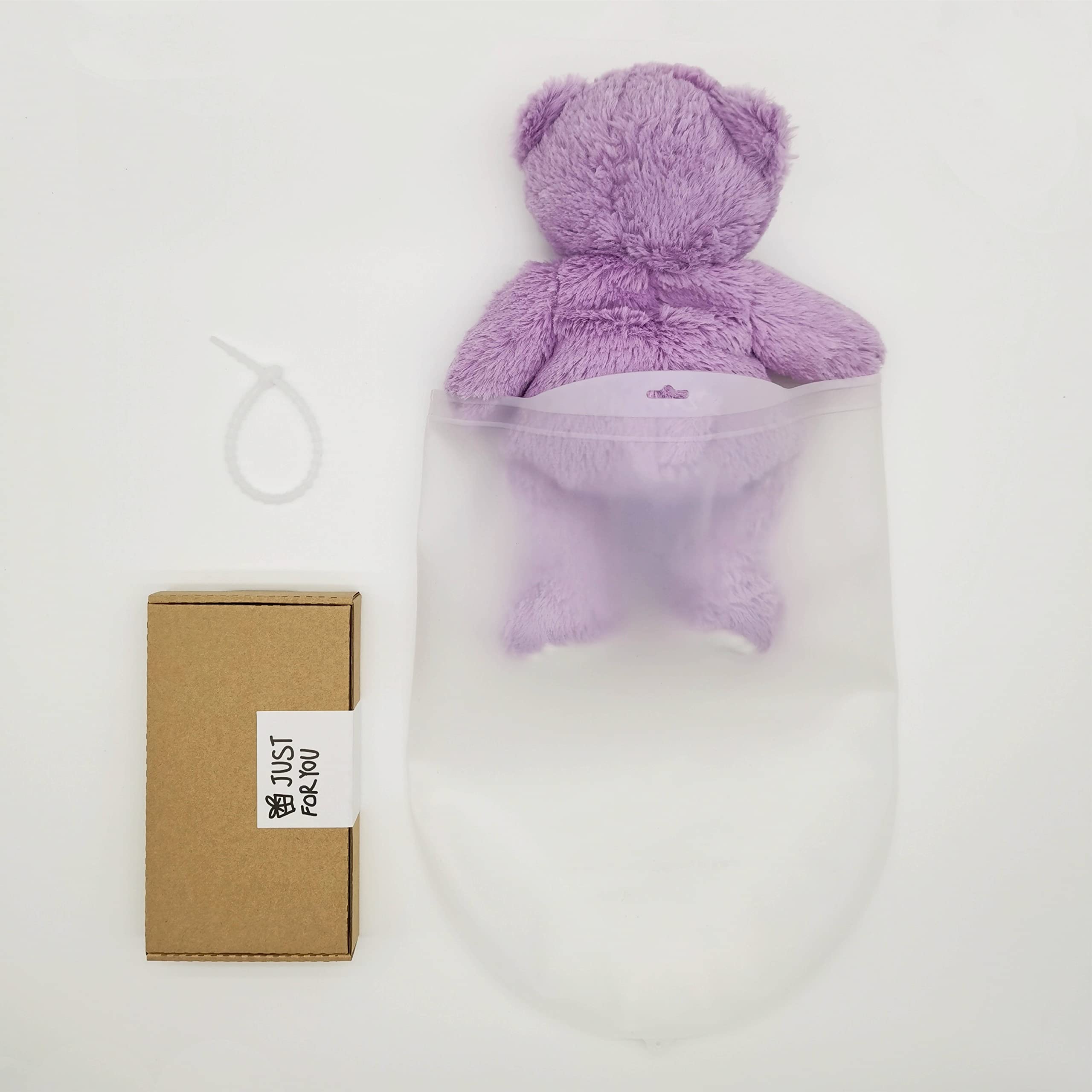 LikePile Stain and Odor Resistant Silicone Microwave Bag for Weighted Stuffed Animals*, Reusable Plush Toy Waterproof Protector | Heating Pad Dishwasher Safe Refrigerator Safe