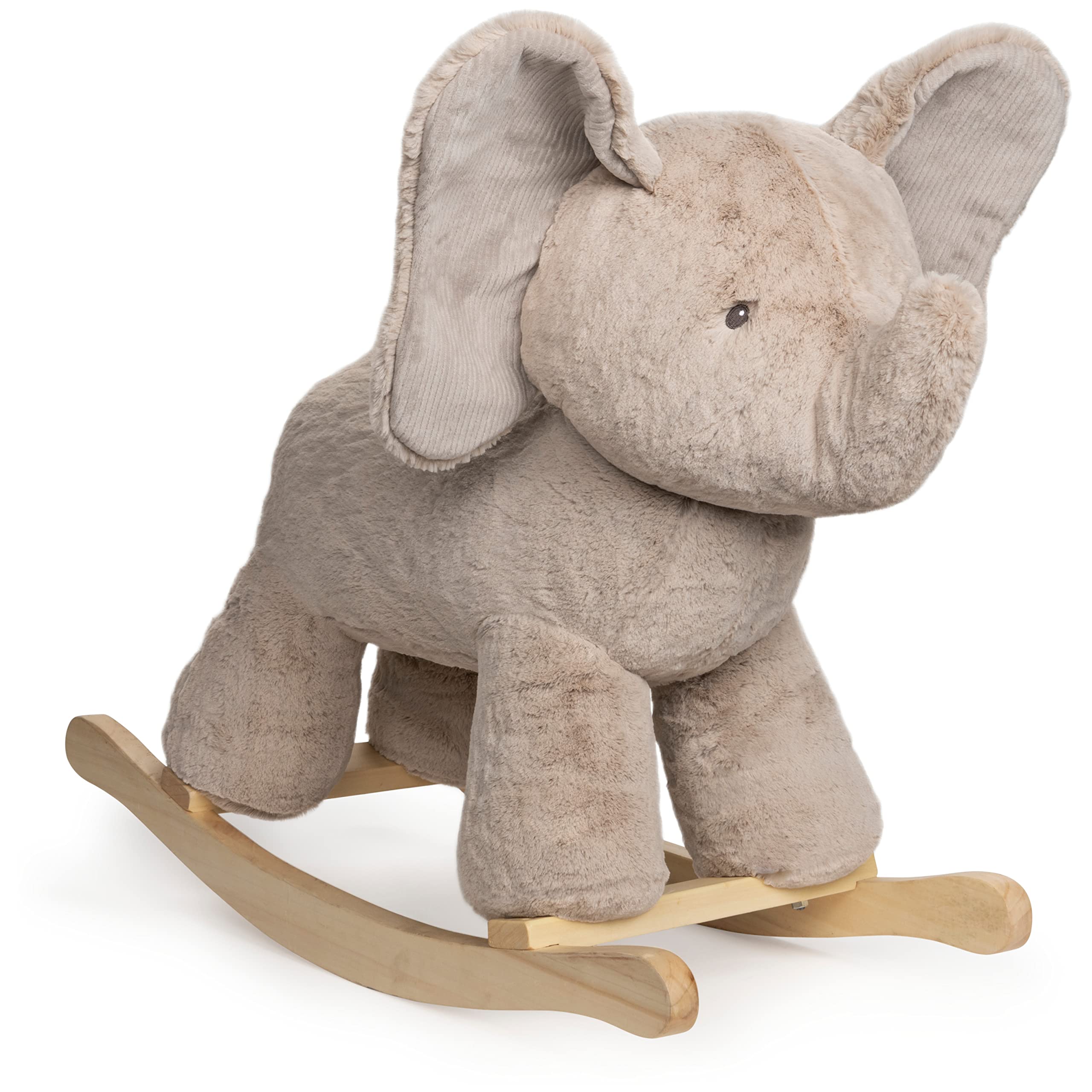 GUND Baby Lamb Rocker with Wooden Base Plush Stuffed Animal Nursery, Cream, 21.5"