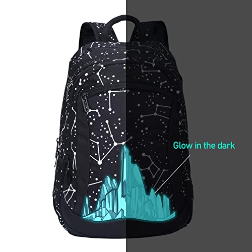 UNIKER Constellation School Backpack for Teen Girls,Space Backpack Boys,Schoolbag for Preteen,Bookbag for Middle School,16.5 Inch Laptop Backpack for 14 Inch Laptop