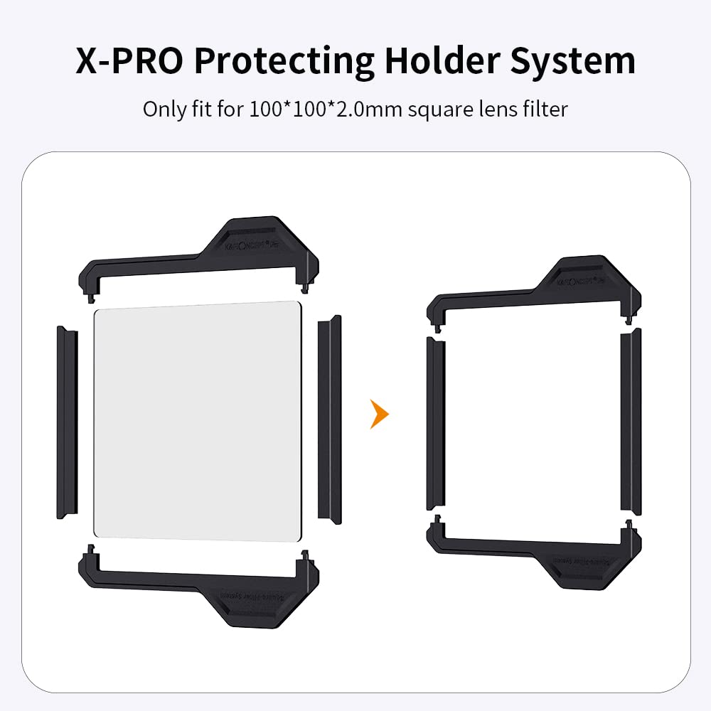K&F Concept Nano-X Pro 100 * 100mm Suqare Filter Protect Frame for Square Filter