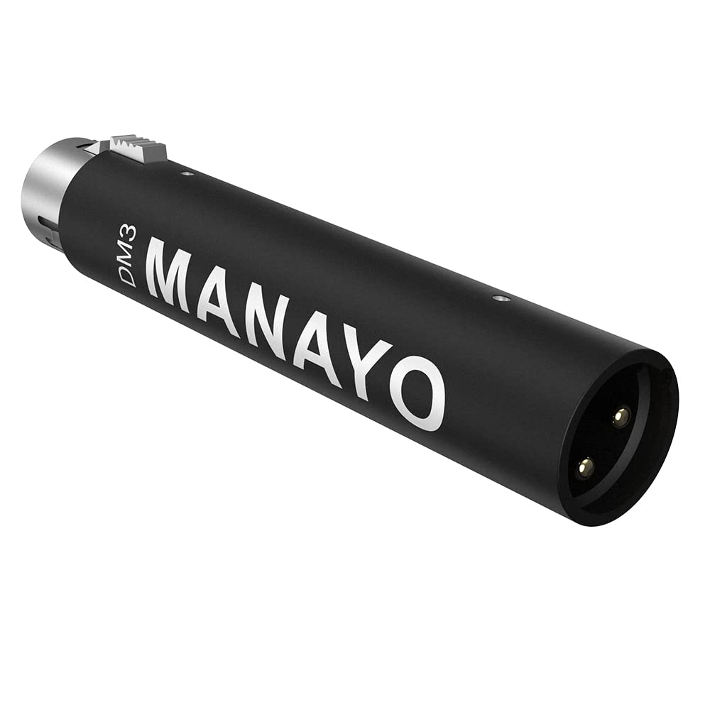 In-line Microphone Pream, Mic Booster Preamplifier for Dynamic and Passive Ribbon Microphones (Black)