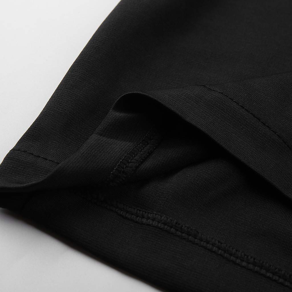 Keepfit Women's Suit Dress Solid Double Breasted Long Sleeve Business Dress Notch Collar Slim Fit Dress for Work Black