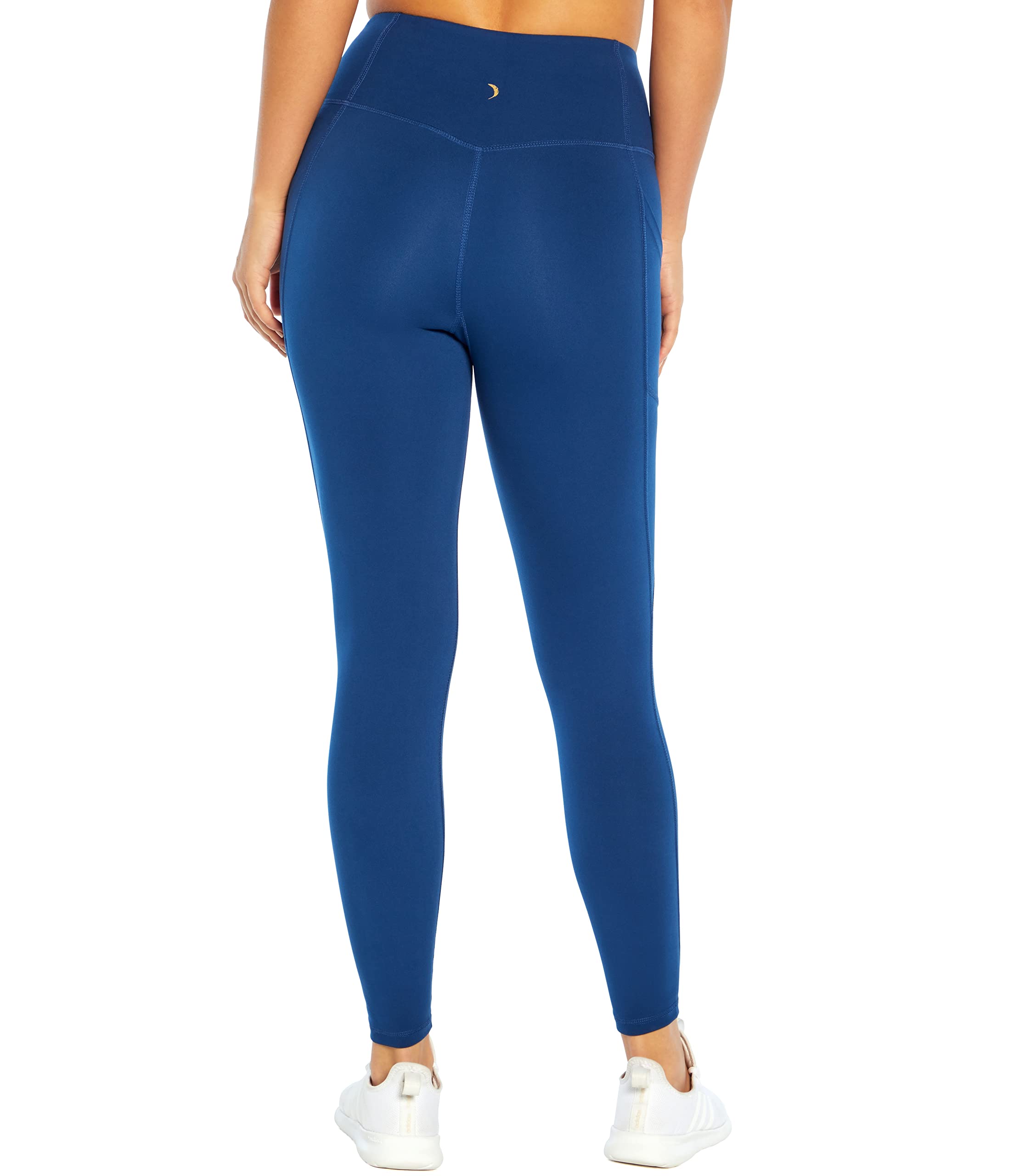 Jessica Simpson Sportswear Women's Tummy Control Pocket Ankle Legging, Estate Blue, X-Large