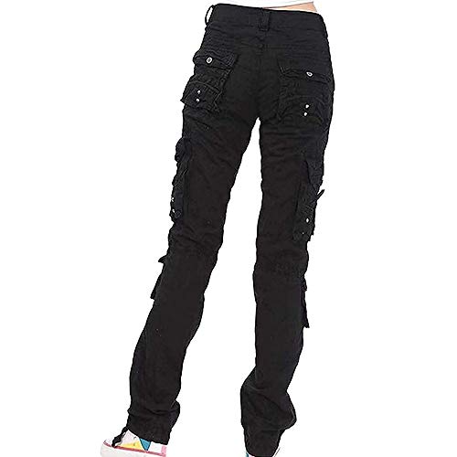 Guojanfon Women Tactical Pants, Casual Cargo Work Pants Military Army Combat Trousers with 10 Pockets US 14,W-34.2inch