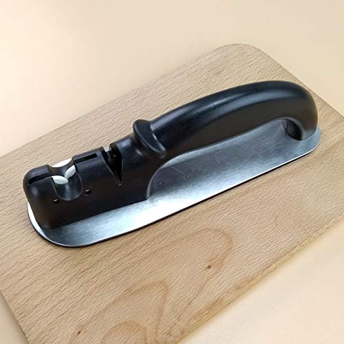 Handle Sharp Knife Sharpener Household Square Head Sharpener Two Slot Tungsten Steel Ceramic Sharpening Stone Kitchenware