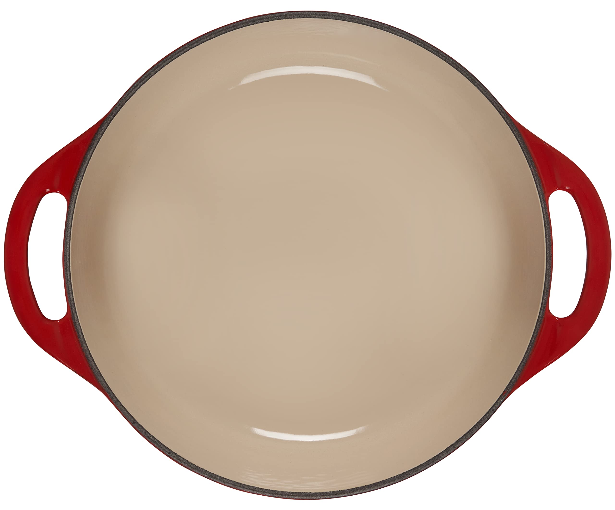 Le Creuset Enameled Cast Iron Shallow Round Oven, 2.75 Qt., Cerise