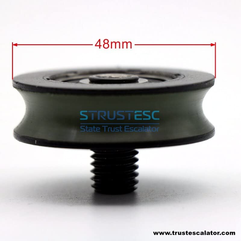 OD48mm W14mm Bearing 6200 48x14x6200 Elevator Door Hanger Roller Diameter 12mm 48x14x6200 Use for Thyssen