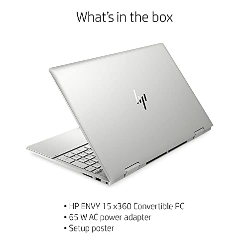 HP Newest Envy x360 Convert 15.6" FHD IPS Touchscreen Premium 2-in-1 Laptop, 11th Gen Intel Quad-Core i5-1135G7, 32GB RAM, 512GB PCIe SSD, Backlit Keyboard, Fingerprint, Windows 10 Pro + HDMI Cable