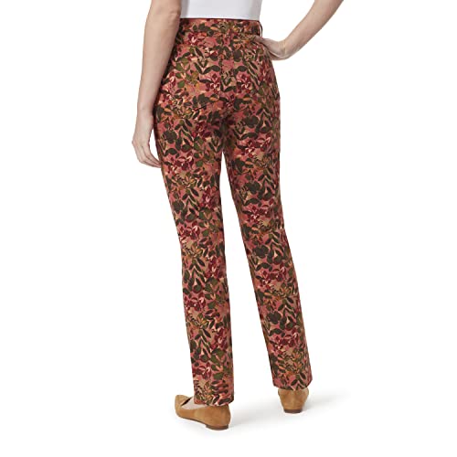 Gloria Vanderbilt Womens Amanda Classic High Rise Tapered Jeans, Glen Rose Autumn Leaves, 16 US