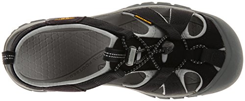 KEEN Women's Venice H2 Sandal,Black/Neutral Gray,6 M US