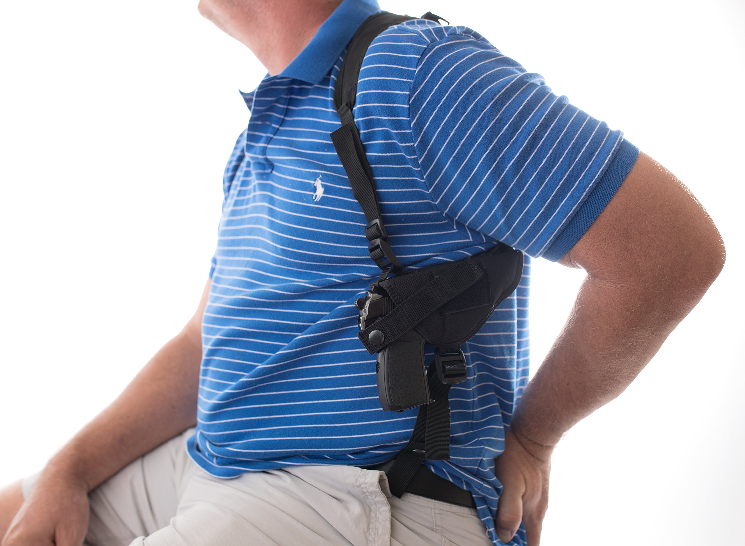 Gun Holster Buy 1 GET 2 Free Ankle Shoulder Hip Gun Holster Concealed FITS Ruger Security-9 Luger 9mm 4" Barrel #5