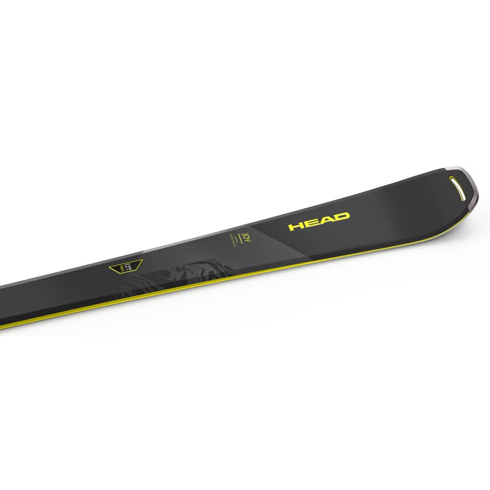 HEAD Womens Super Joy Graphene Lightweight All-Mountain Skis with Joy 11 GW SLR Bindings, 148 cm