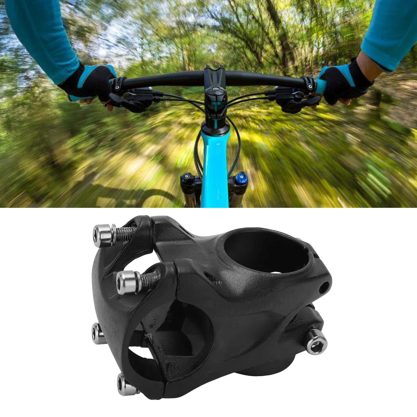 LAIONTY Bike Handlebar Stem Aluminum Alloy Lightweight Handlebar Stem Tool Cycling Accessory for Road Mountain Bike