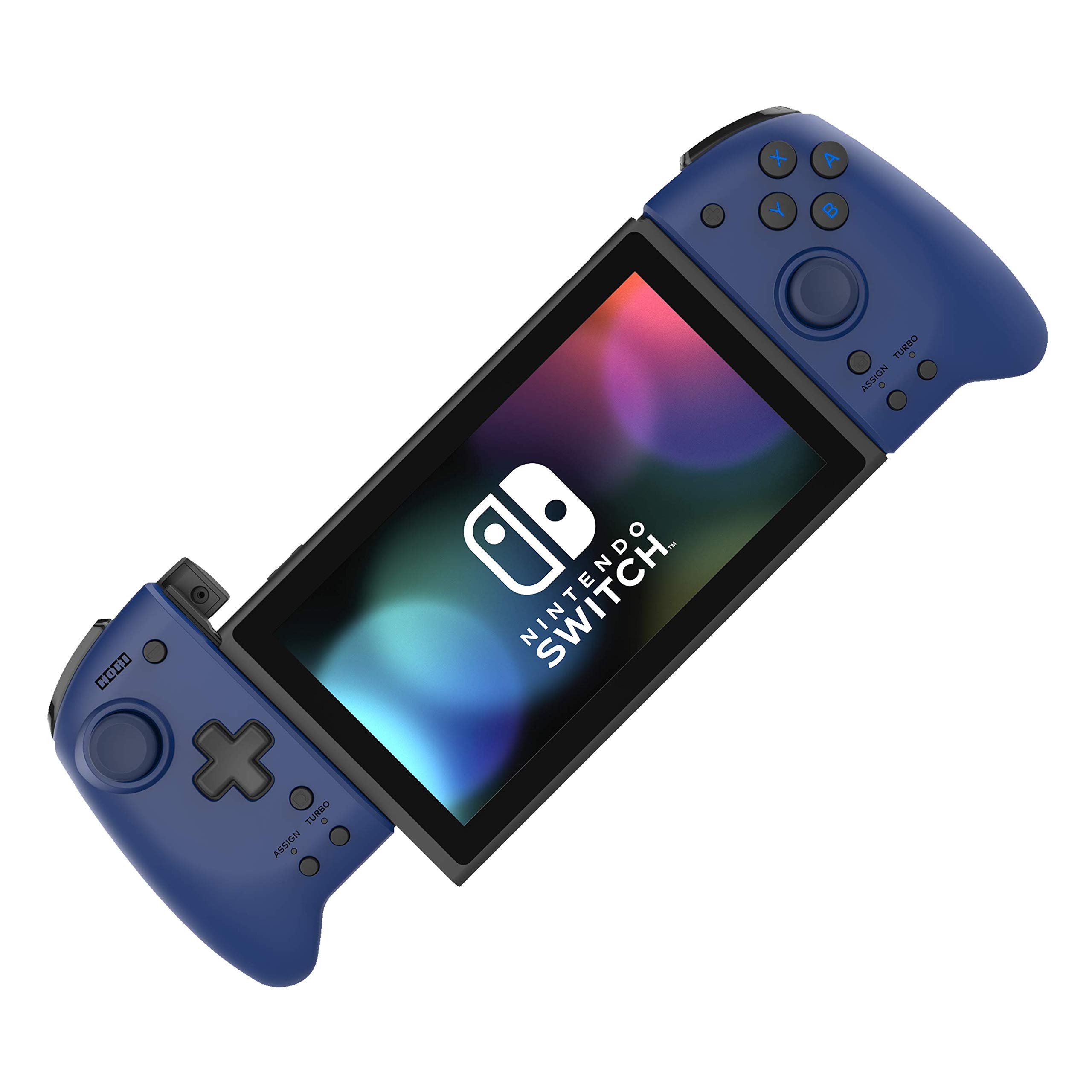 Hori Nintendo Switch Split Pad Pro (Blue) Ergonomic Controller for Handheld Mode - Officially Licensed By Nintendo - Nintendo Switch (Renewed)