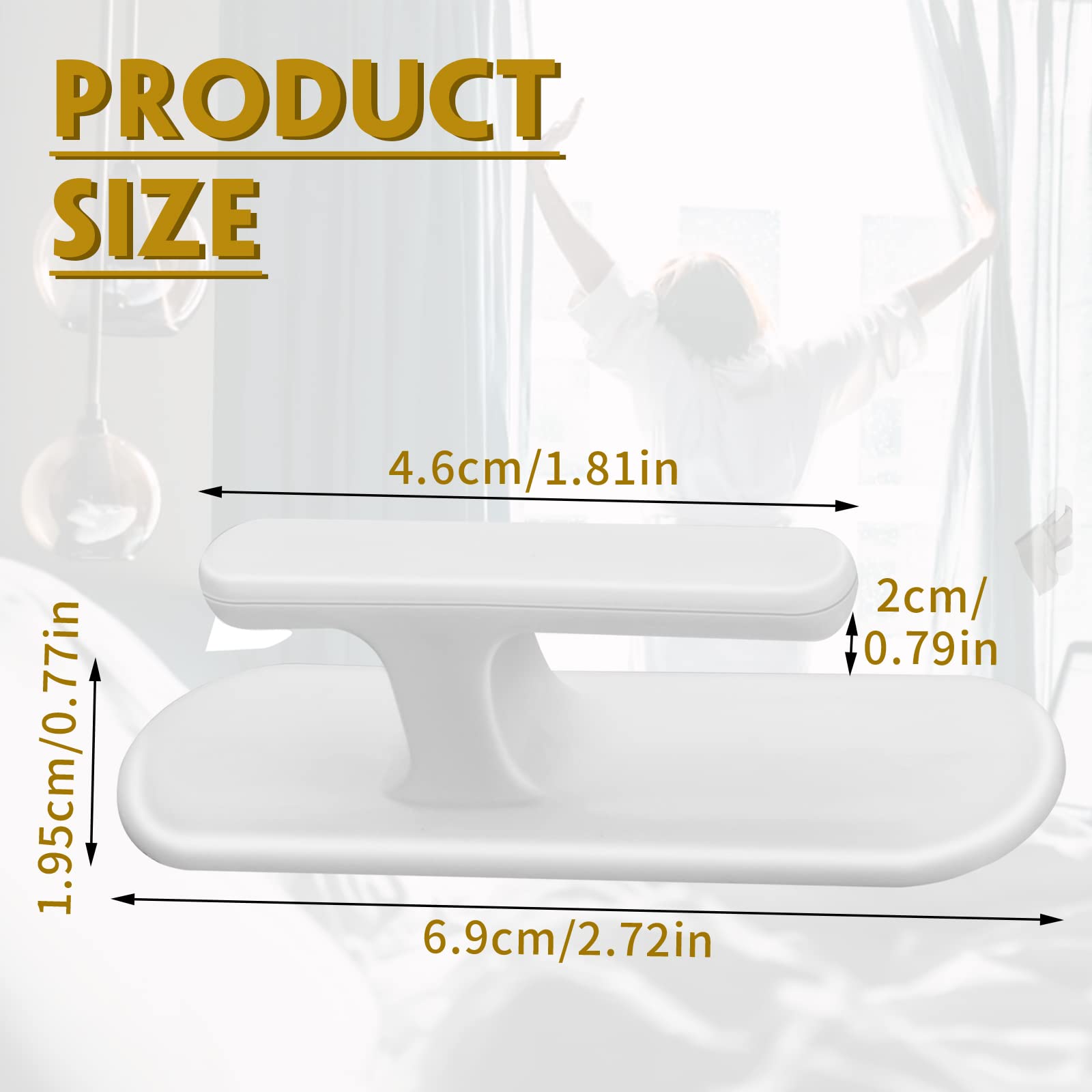 Grevosea 8 Pieces Blind String Holder,Blind Cord Holder Cord Safety Blind Pull Blind Cord Twister Safety Blind Cord Hooks Blind Cord Wrap Cleat for Home Office Study Bedroom Bay Window Use