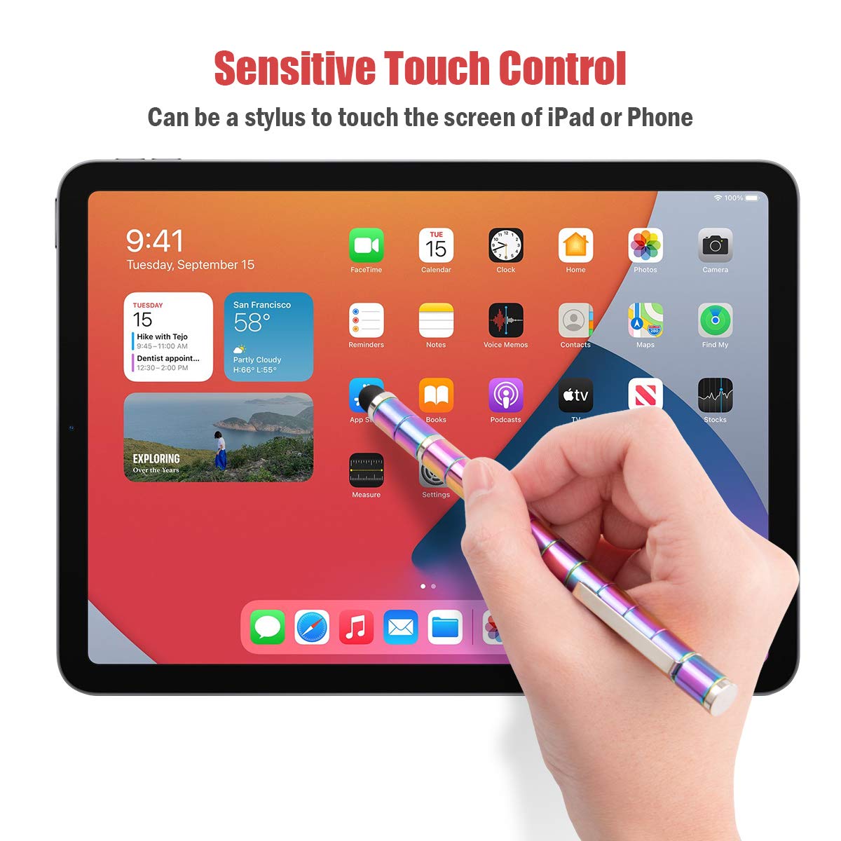 HKDGYHON Toy Pen, Decompression Magnetic Metal Pen, Multifunction Writing Magnet Ballpoint Pen, Gift for Kids or Friends (Colorful)