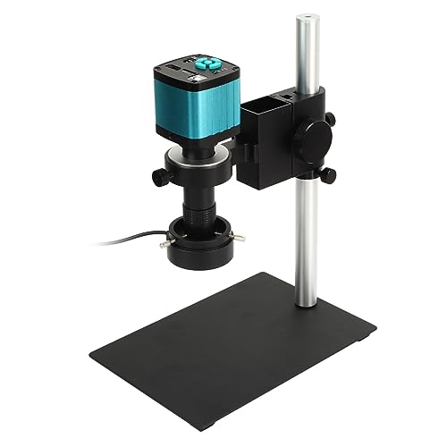Industrial Camera, Microscope Camera High Definition Multimedia Interface 1080P USB 2.0 100‑240VAC Adjustable LED Light Easy Operation for Industrial Use (US Plug)