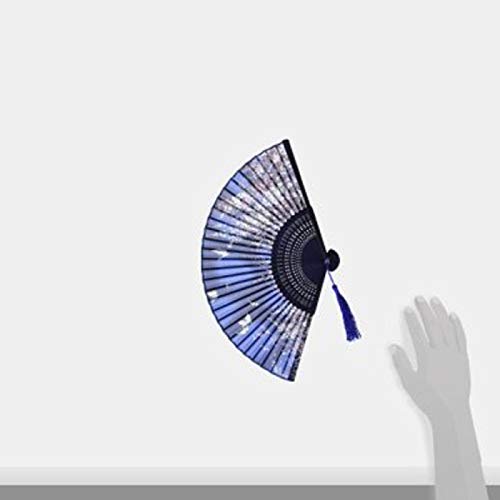 IADZ Folding Fan,Dance Wedding Party Lace Silk Folding Hand Held Flower Hand Fan Summer Art Craft Gift Folding Fans