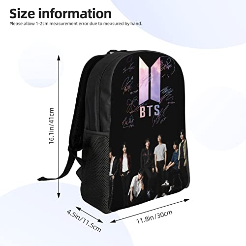 Hsegsru Anime three-piece backpack, lightweight computer bag, large-capacity lunch bag, pencil case