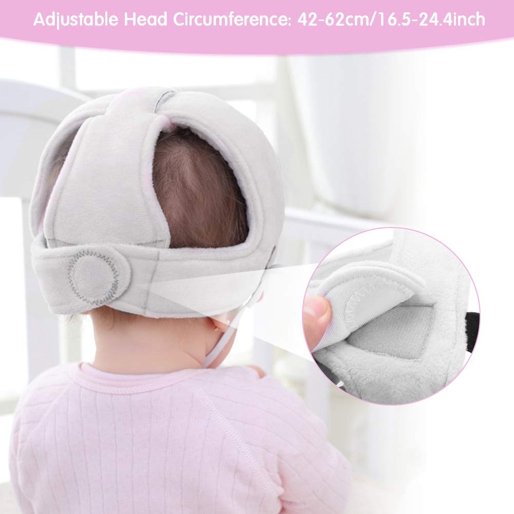 Infant Walking Helmet, Baby Bump Helmet for Head Protector Adjustable Protective Cap Head Cushion for Walking and Playing