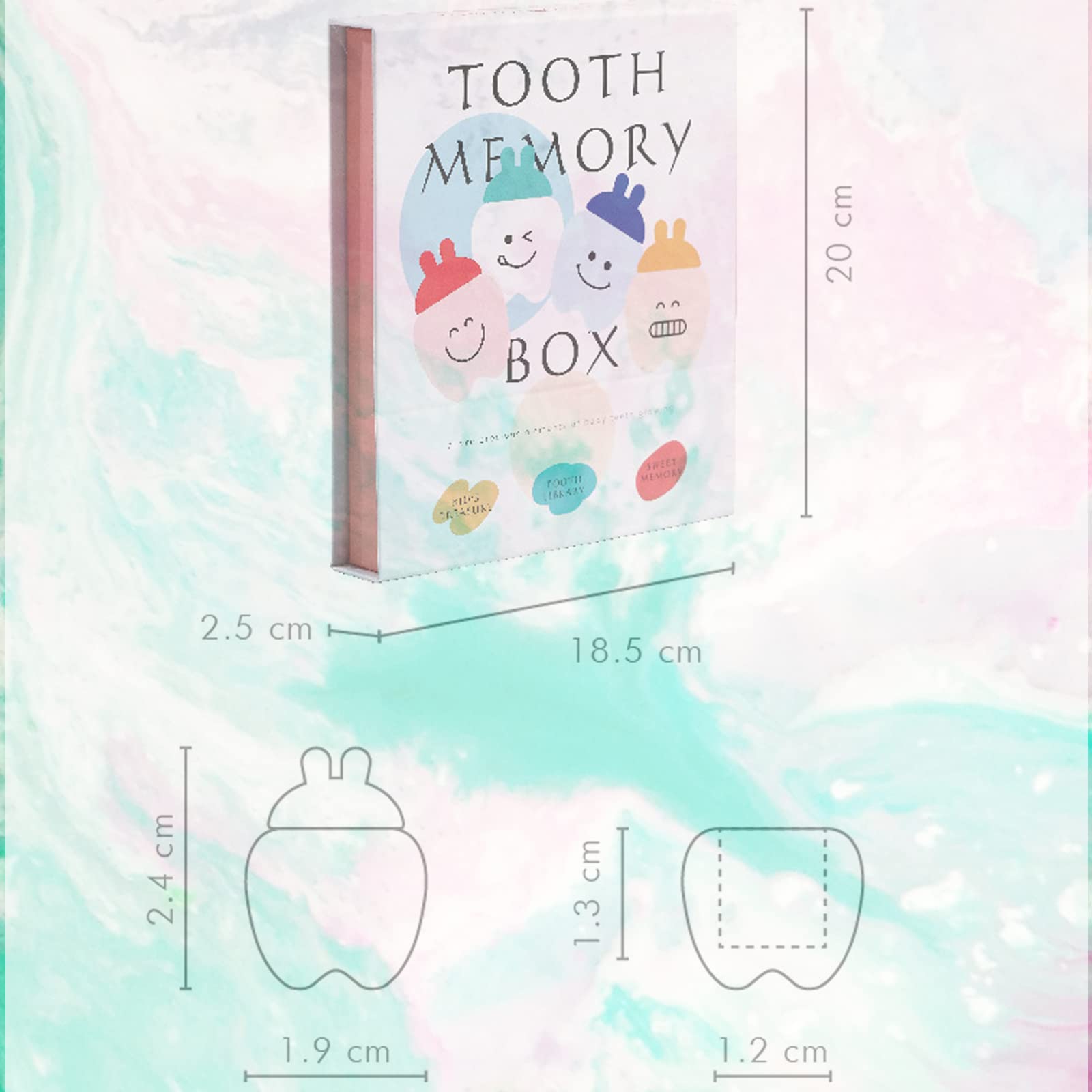 ONCEBABY Tooth Fairy Box for Boys, Tooth Boxes for Lost Teeth for Kids, Newborn Baby Birthday And Shower Gift