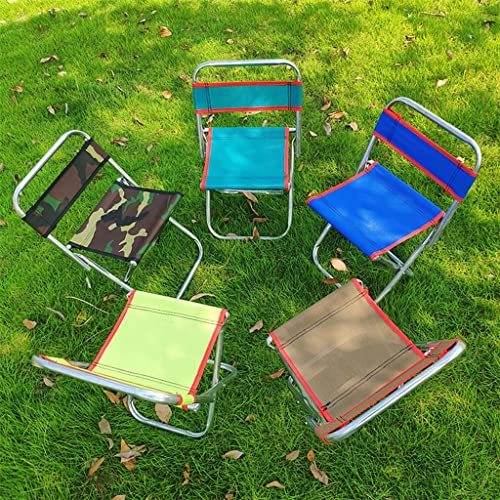 LMMDDP -Light Aluminum Alloy Outdoor Portable Folding Stool Foldable Fishing Camping Chair Picnic BBQ Beach Seat Portable Stool