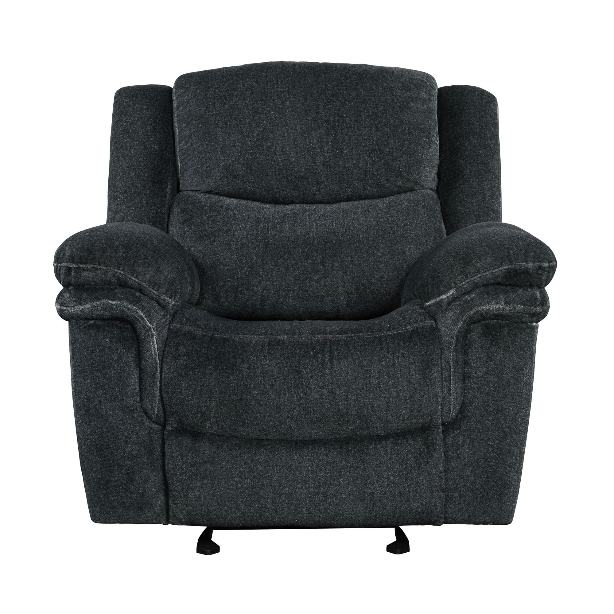 GODAFA Home Theater Seating Manual Reclining Sofa for Living Room,Bedroom,Dark Blue